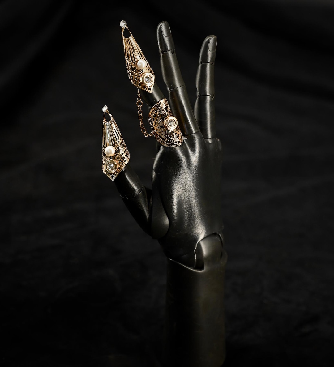 Laser Cut Golden Pearl Claw - Etsy