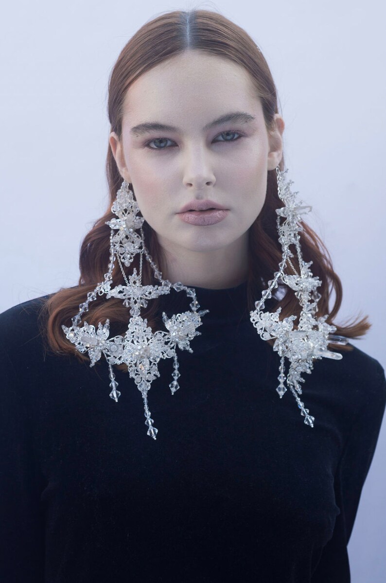 ISA Crystal Mask and Ear Drops / HIRE - Etsy