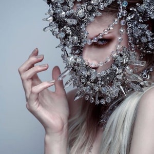 Crystal Art Mask Frozen / HIRE - Etsy