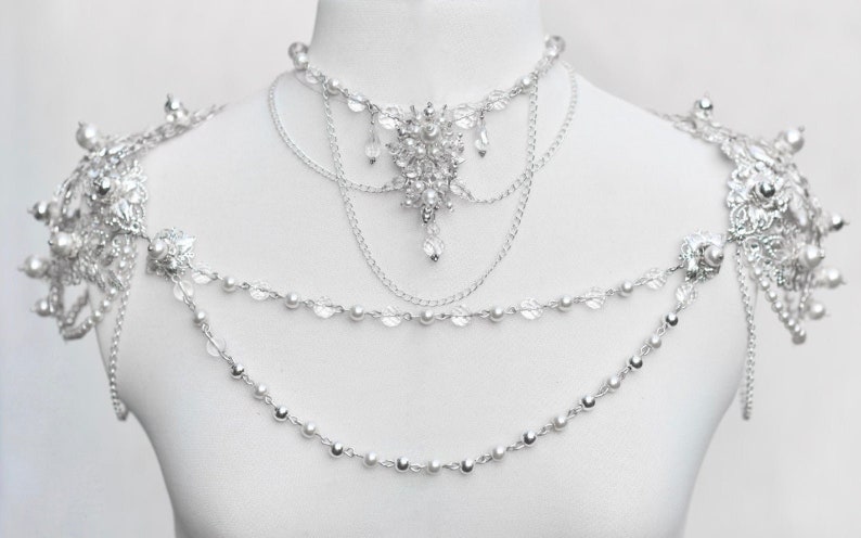 Pearl Armour Silver Epaulette - Etsy