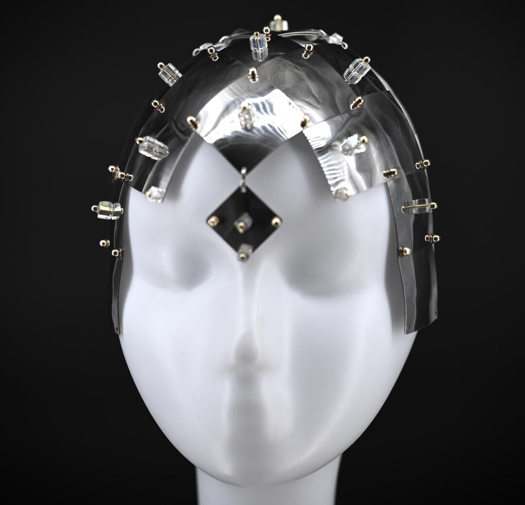 Crystal Studded Brow Armor Crown - Etsy