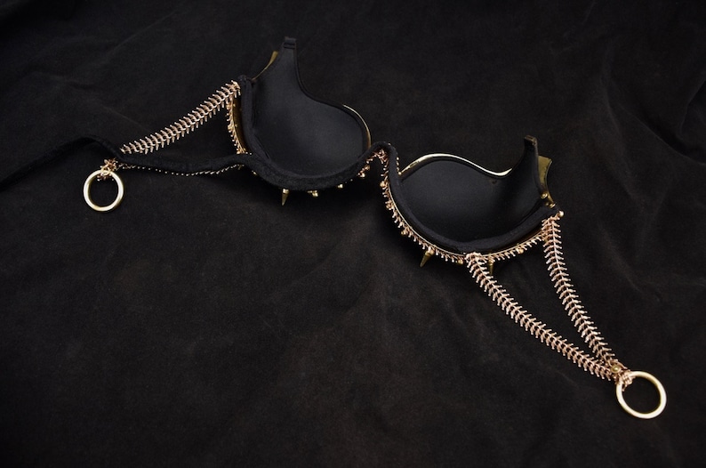 Gold Metal Bra, Fully Customisable Art Wear /hire - Etsy