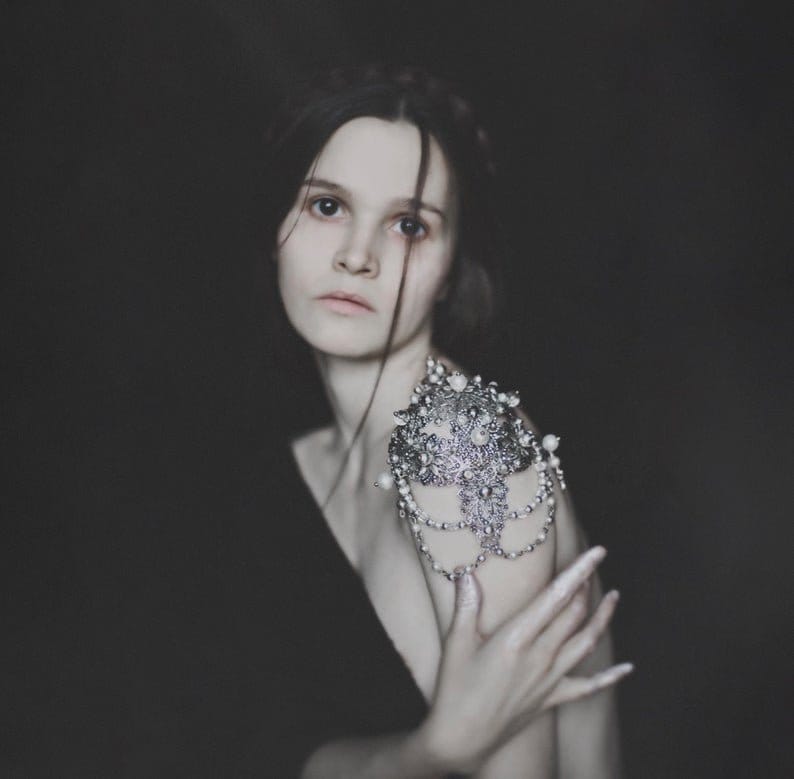 Pearl Armour Silver Epaulette - Etsy