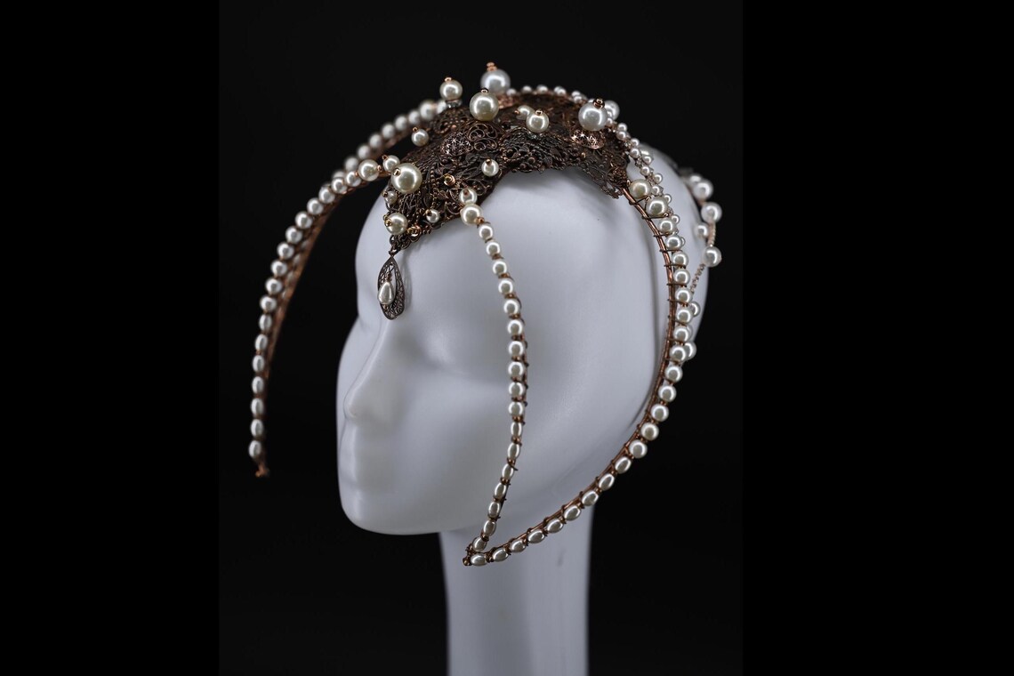 Stingray Ancient Mermaid Pearl Crown. - Etsy
