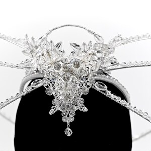 Isa. Ice Crystal Ethereal Orbit Crown Swarovski Crystal - Etsy