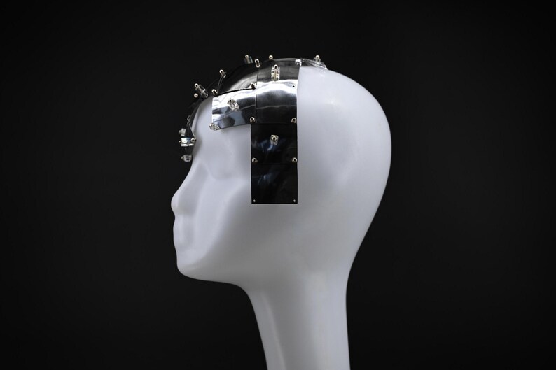 Crystal Studded Brow Armor Crown - Etsy