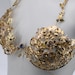 24K Gold Plated Blue Zirconia Bra Custom Handmade - Etsy