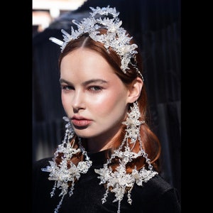 ISA Crystal Mask and Ear Drops / HIRE - Etsy