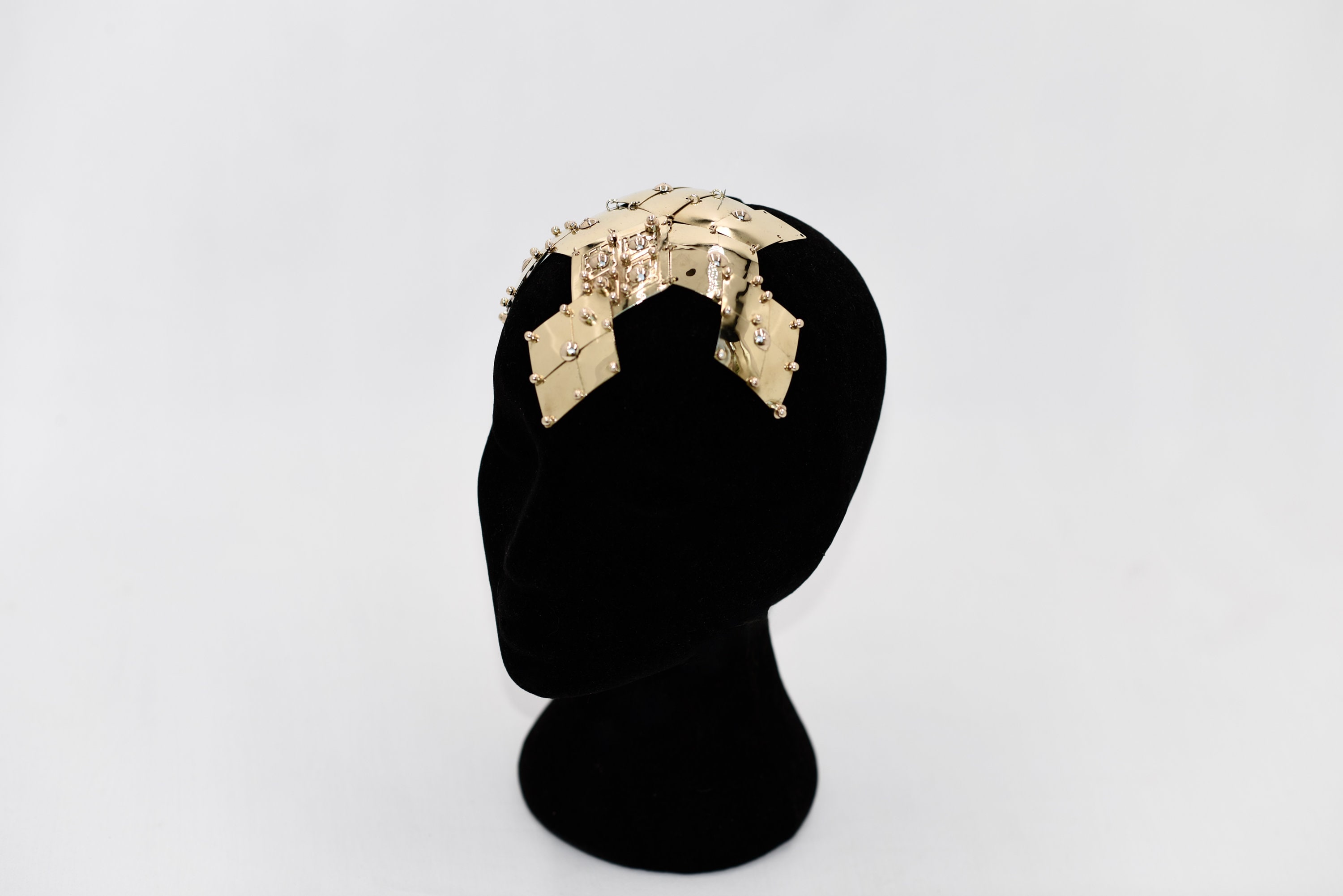 Gold Shield Helmet Headpiece - Etsy