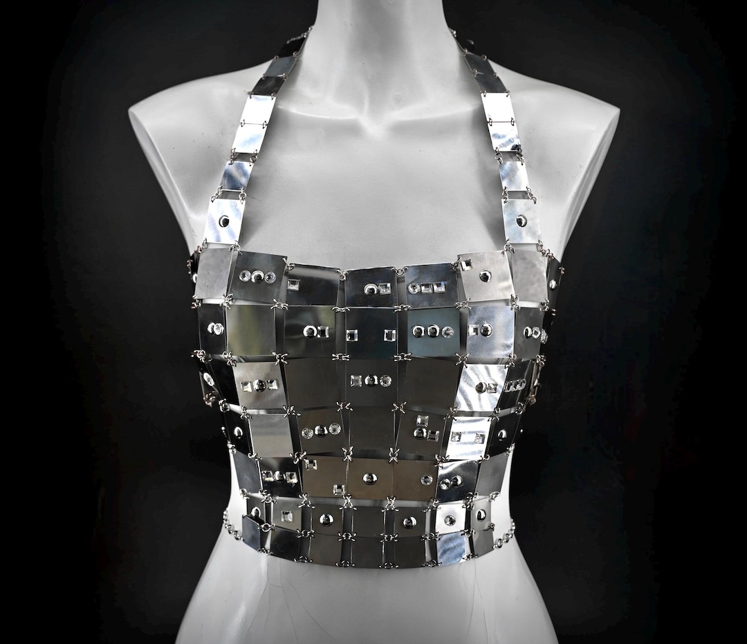 Surgical Steel Armor Crop Top - Etsy