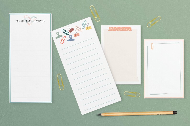 To Do List Notepad-watercolor Designs-planning Accessories - Etsy