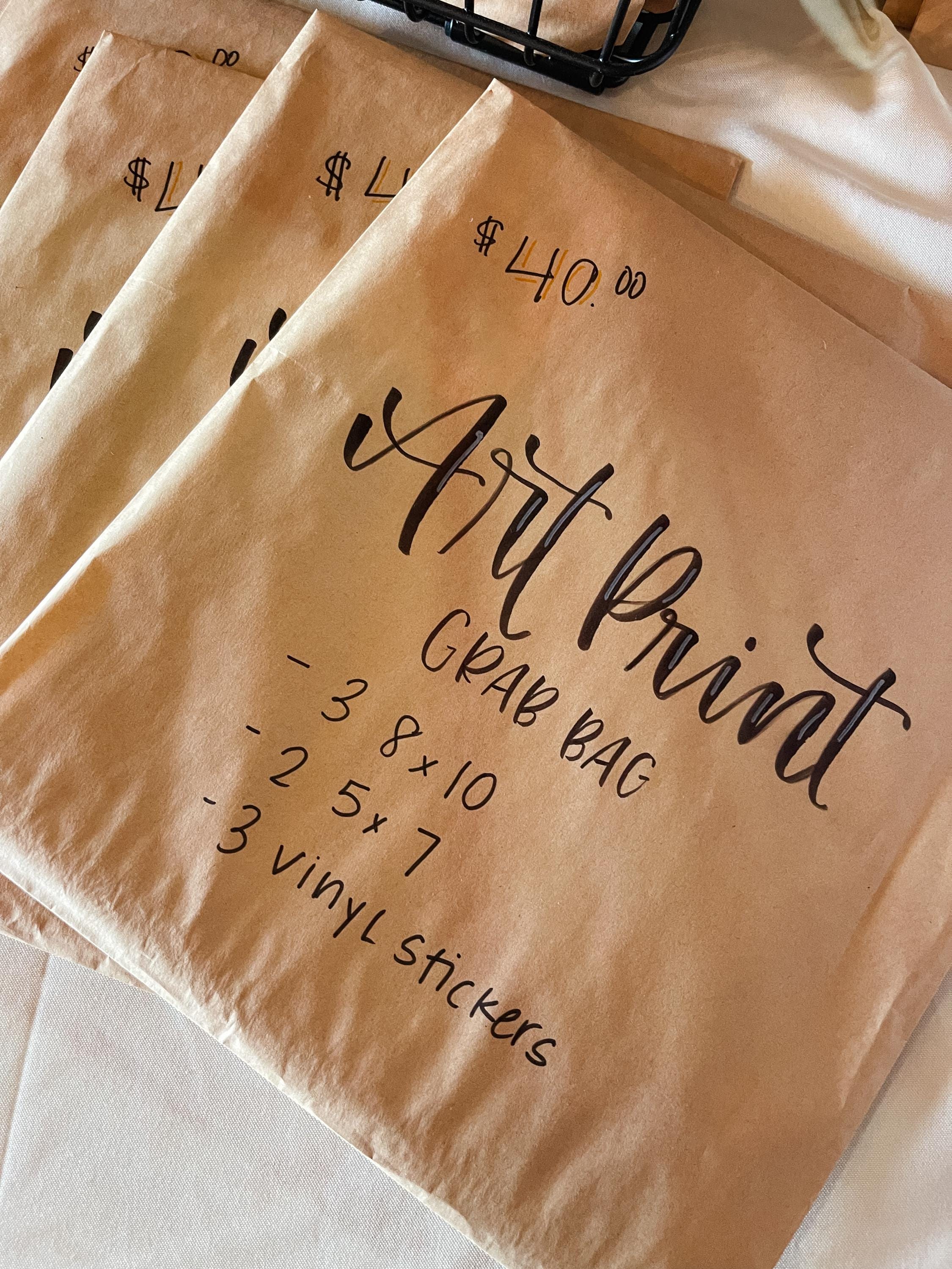 Mystery Grab Bag, Art Print and Stationery Sale - Etsy