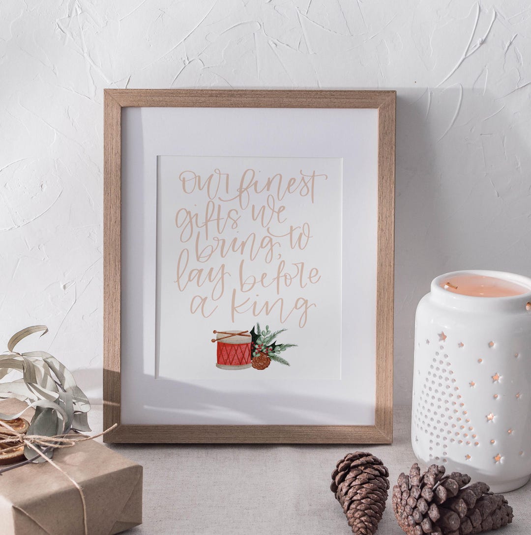 Drummer Boy Art Print, Unframed 8x10 Holiday Home Decor - Etsy