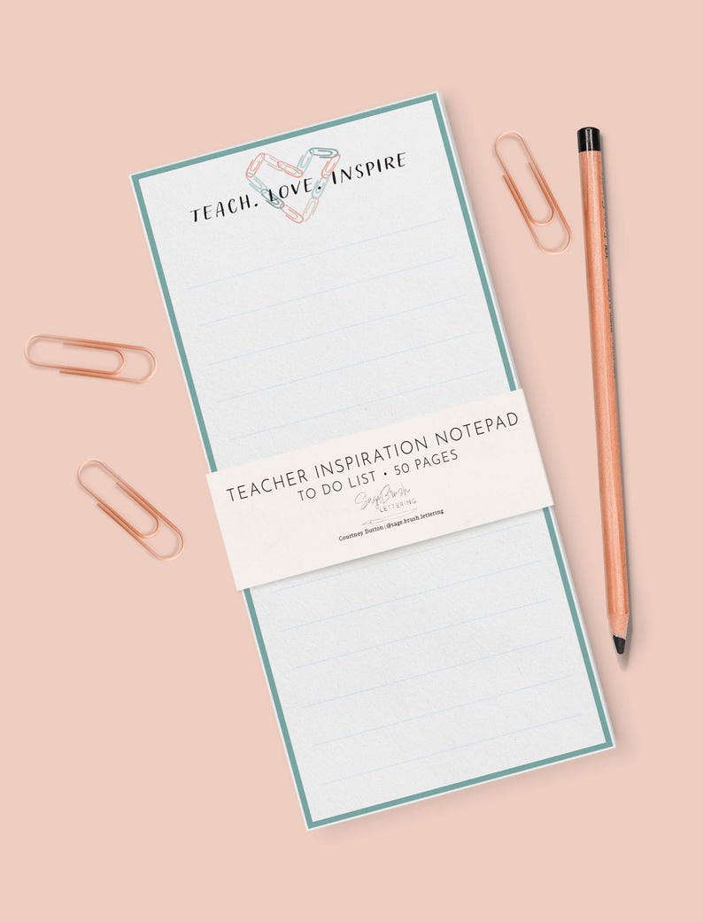 To Do List Notepad-watercolor Designs-planning Accessories - Etsy