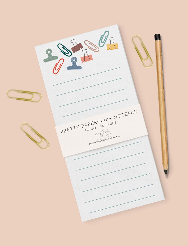 To Do List Notepad-watercolor Designs-planning Accessories - Etsy