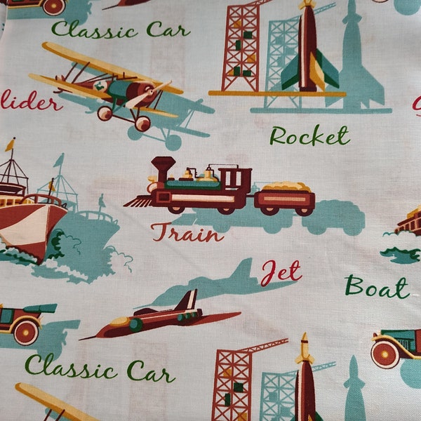 Vintage Car Fabric - Etsy