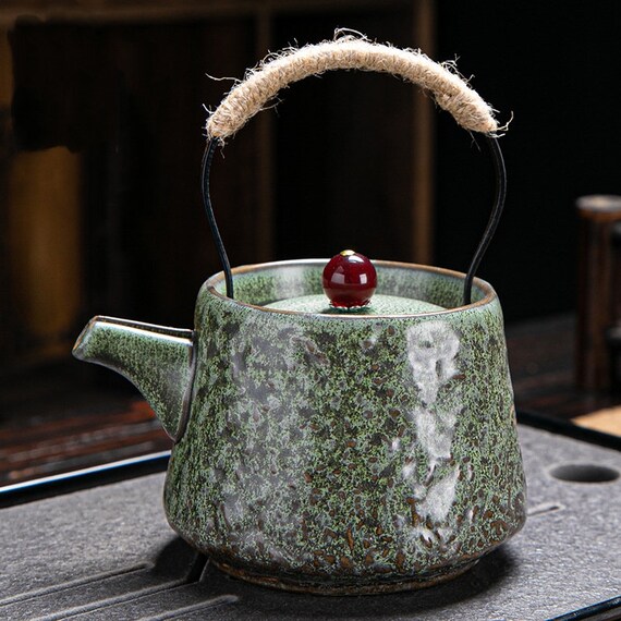 Handmade ceramic teapot with beam teapot retro tea set Coffee & Tea ...