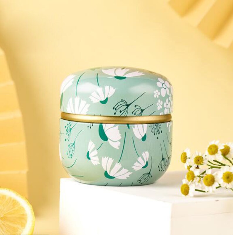 Small Size Tin Cans Tea Jar Tea Canister Tea Caddy Wedding - Etsy