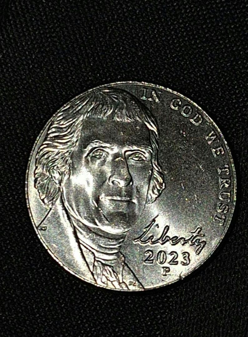 2005 P Jefferson Nickel With Errors (please View Photos) - Etsy