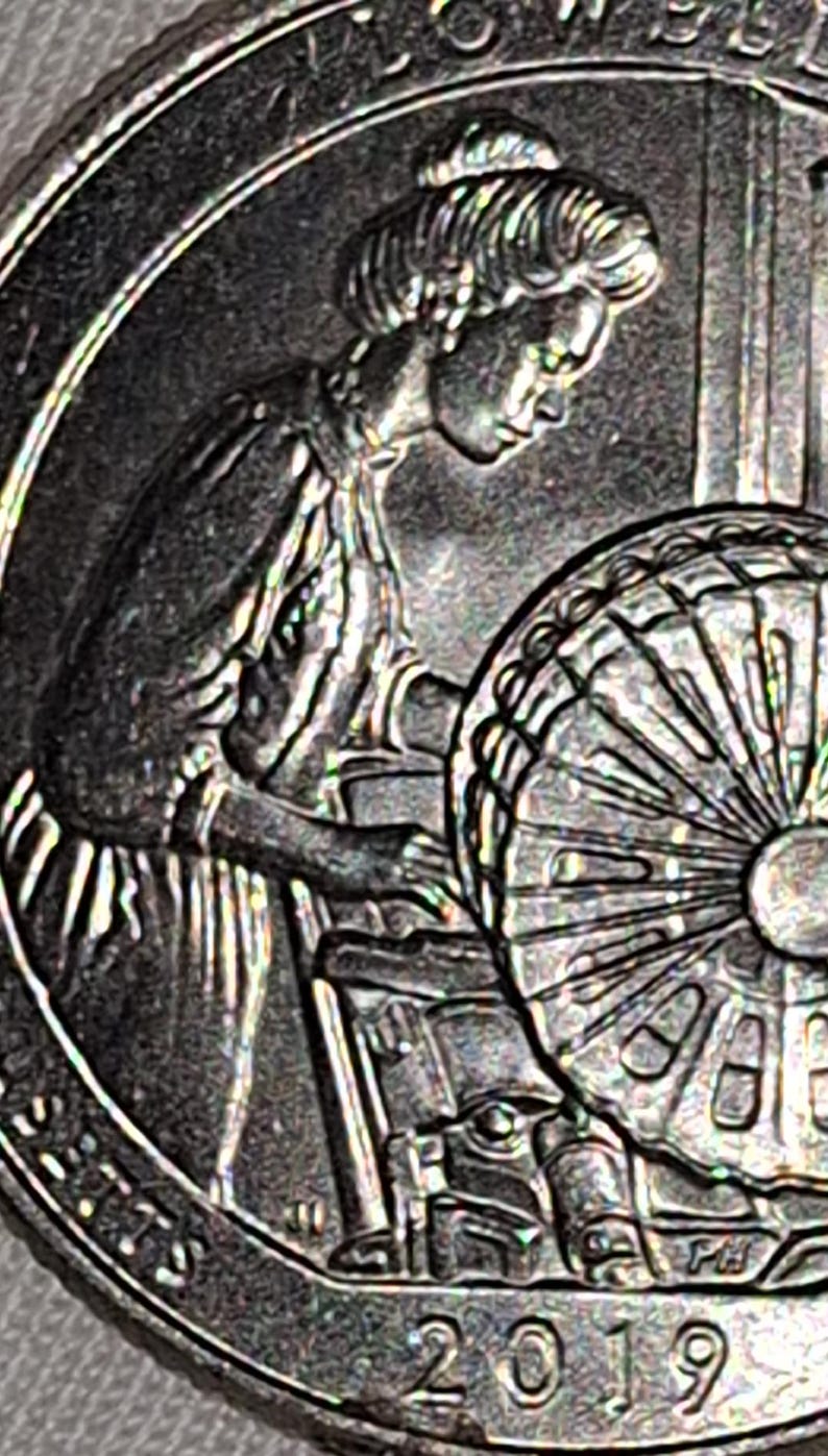 Two Quarters-1972 Quarter No Mint With Errors and 2019 P Massachusetts Quarter W. Errors - Etsy