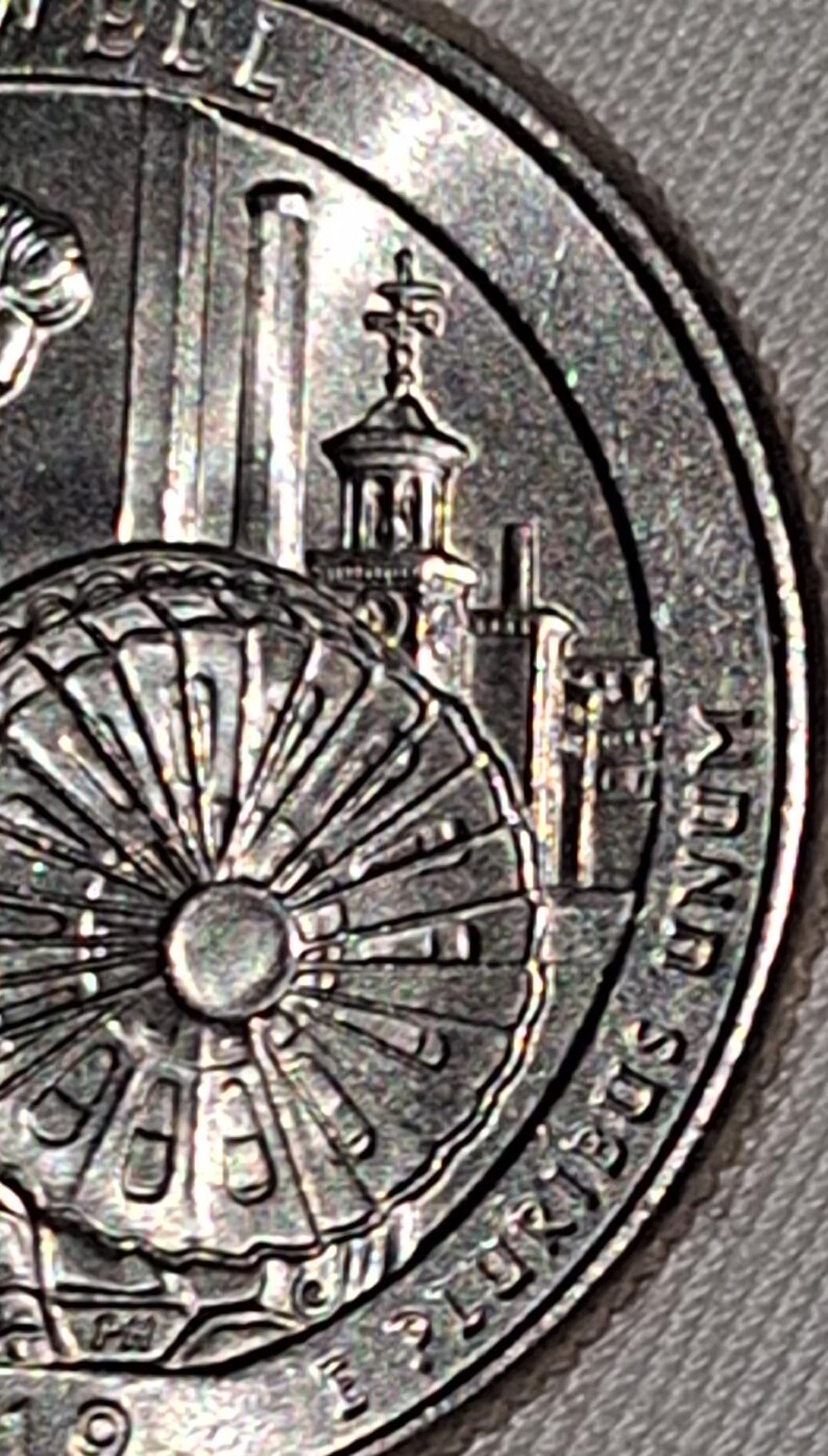 Two Quarters-1972 Quarter No Mint With Errors and 2019 P Massachusetts Quarter W. Errors - Etsy