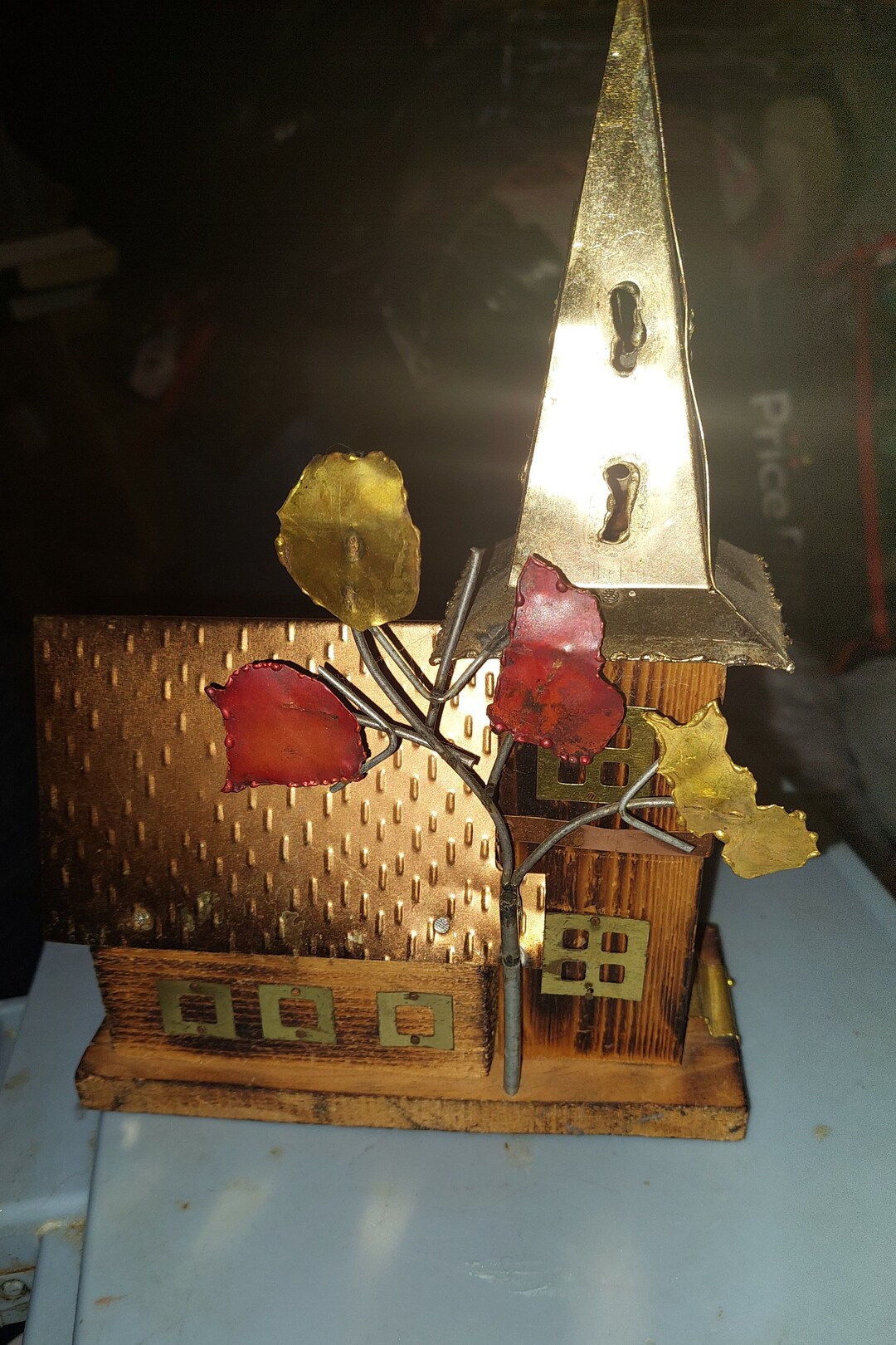 Vintage Musical Church, Copper handmade - Etsy