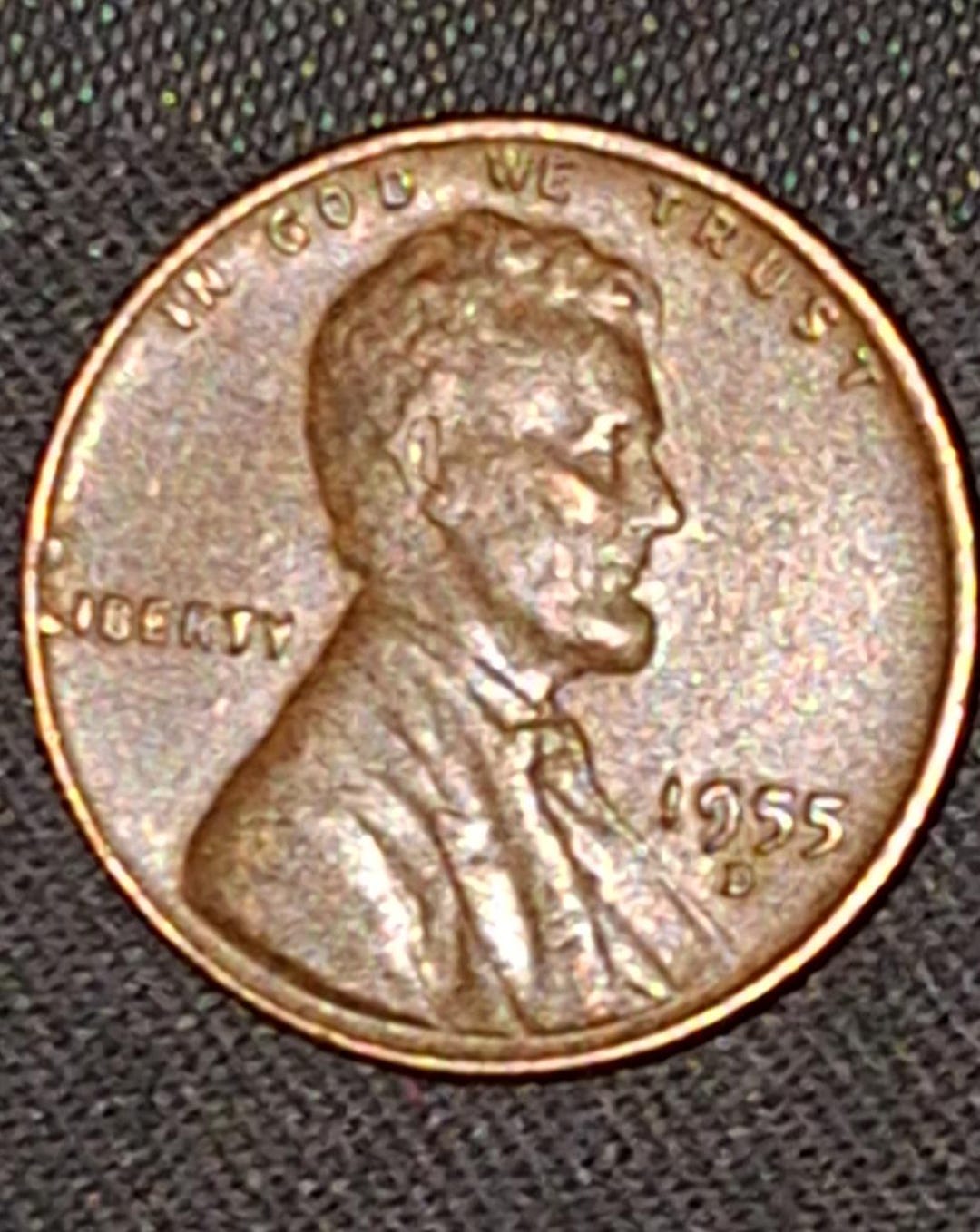 1955 D Wheat Penny With Error on "liberty" *please View Pictures. - Etsy