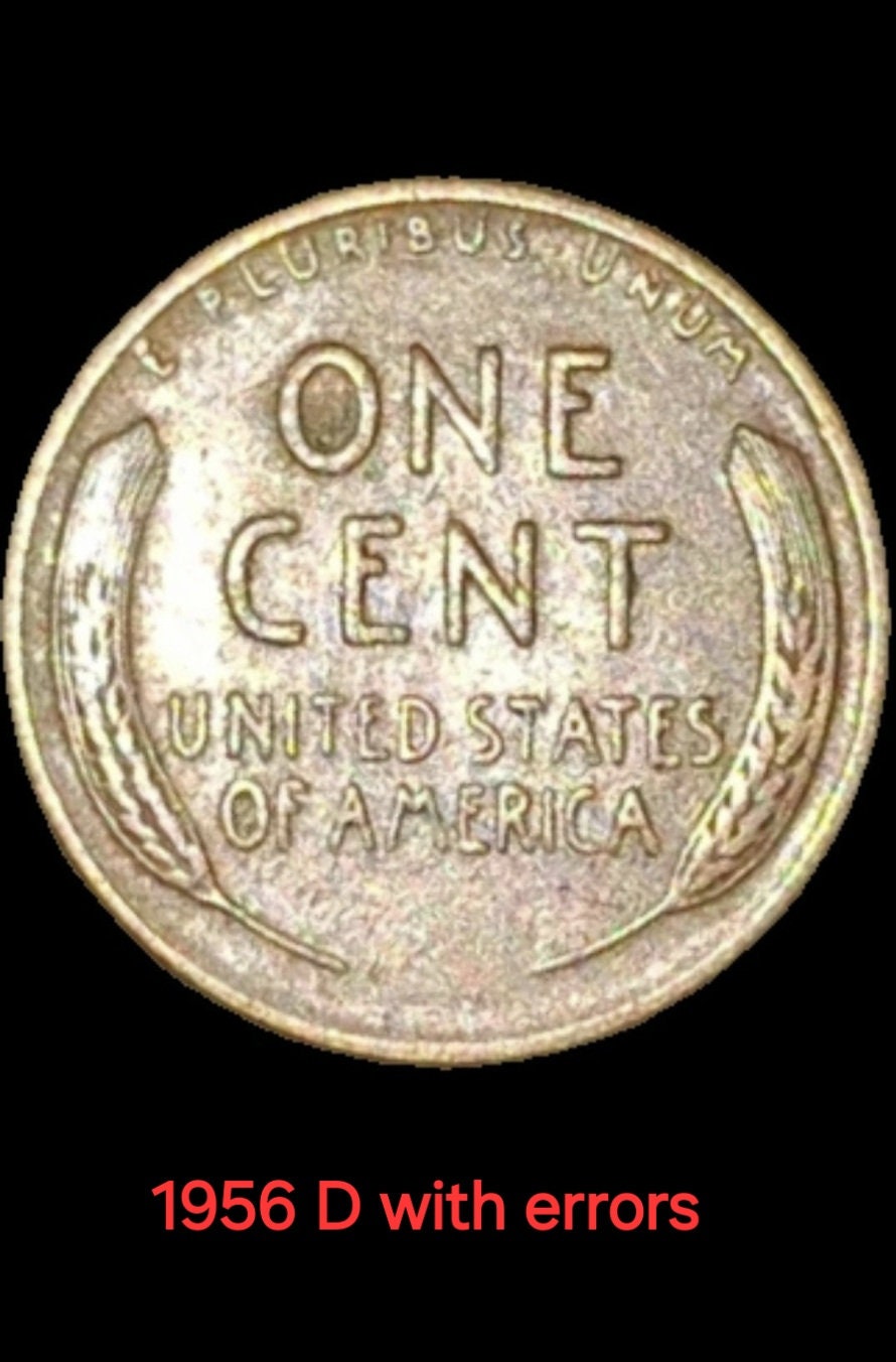 Two Pennies - 1948 Penny and 1956 D Pennies and 1 1944 Penny All With ...