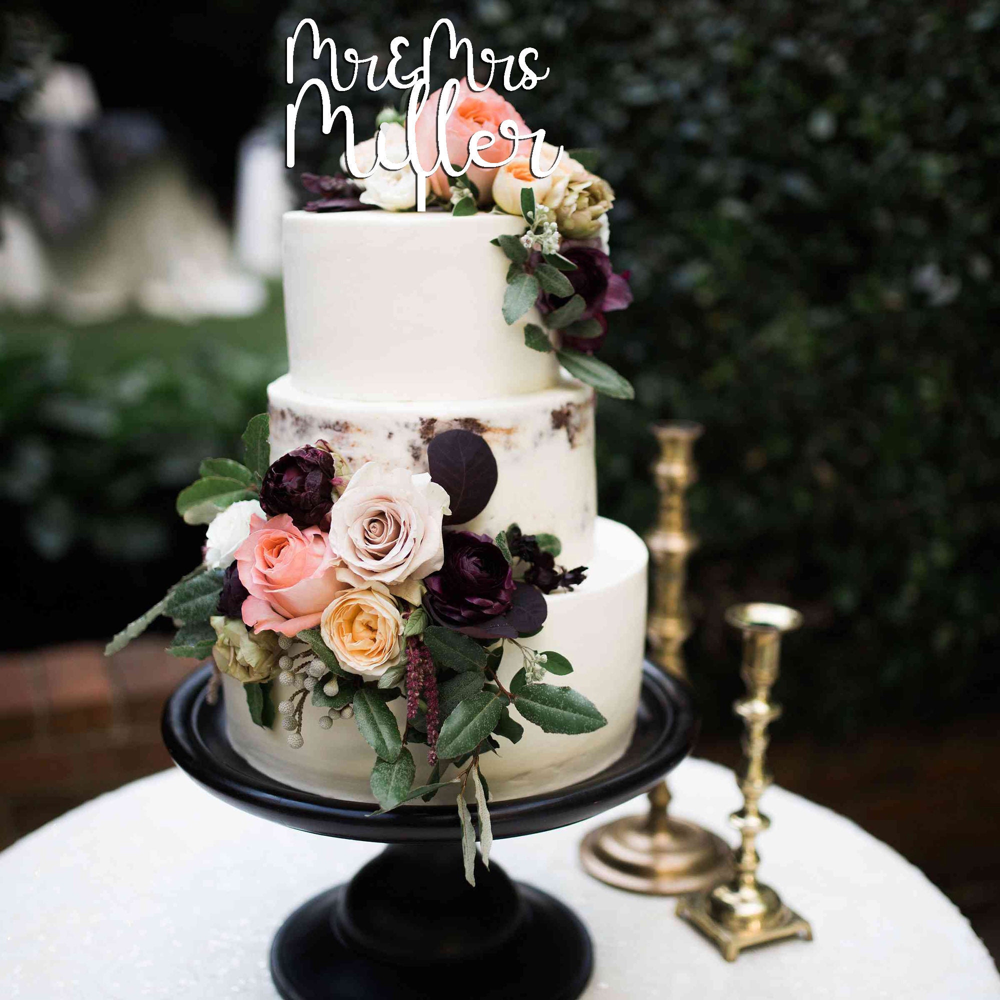 Custom Wedding Cake Topper Personalized Wedding Cake Topper - Etsy