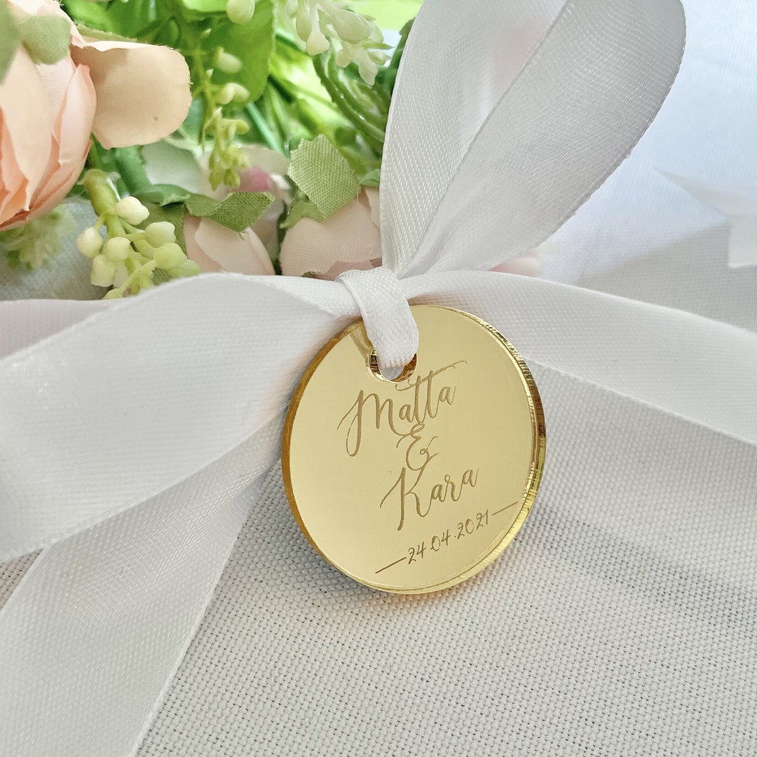 Custom Wedding Favors,personalized Gift Tags, Wedding Favor ,,elegant ...