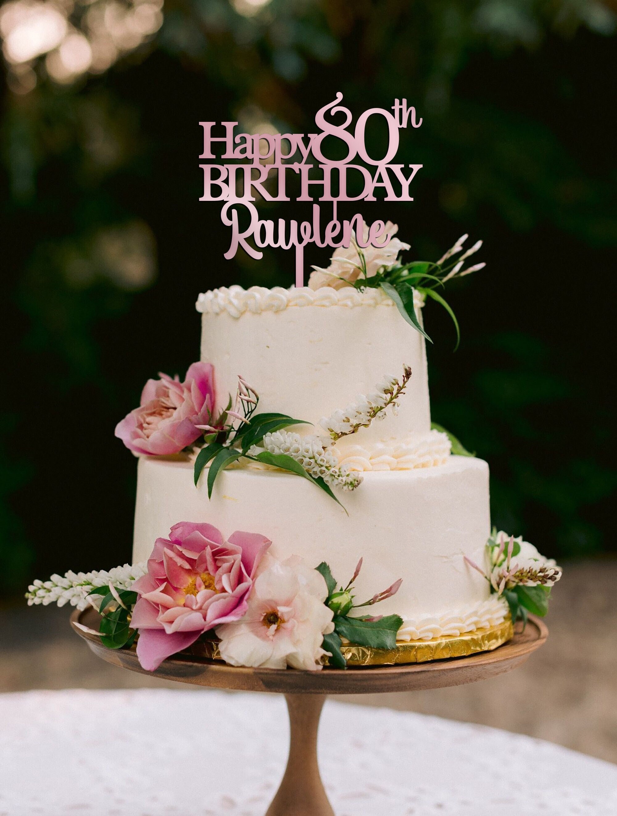 80th Birthday Cake Topper Eighty Birthday Cake Topper 80 - Etsy