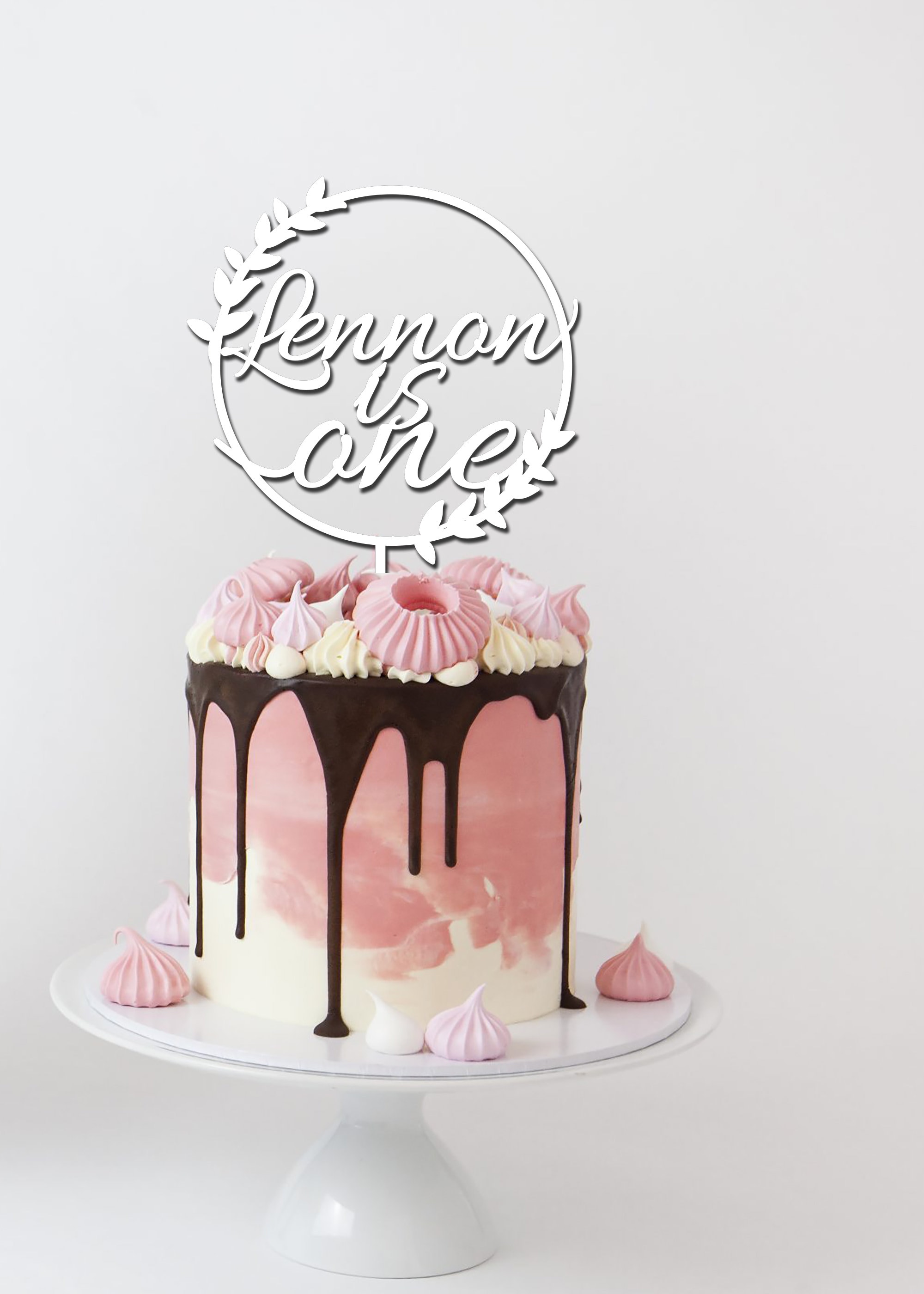 One Cake Topper Custom Cake Toppercustom First Birthday Cake - Etsy