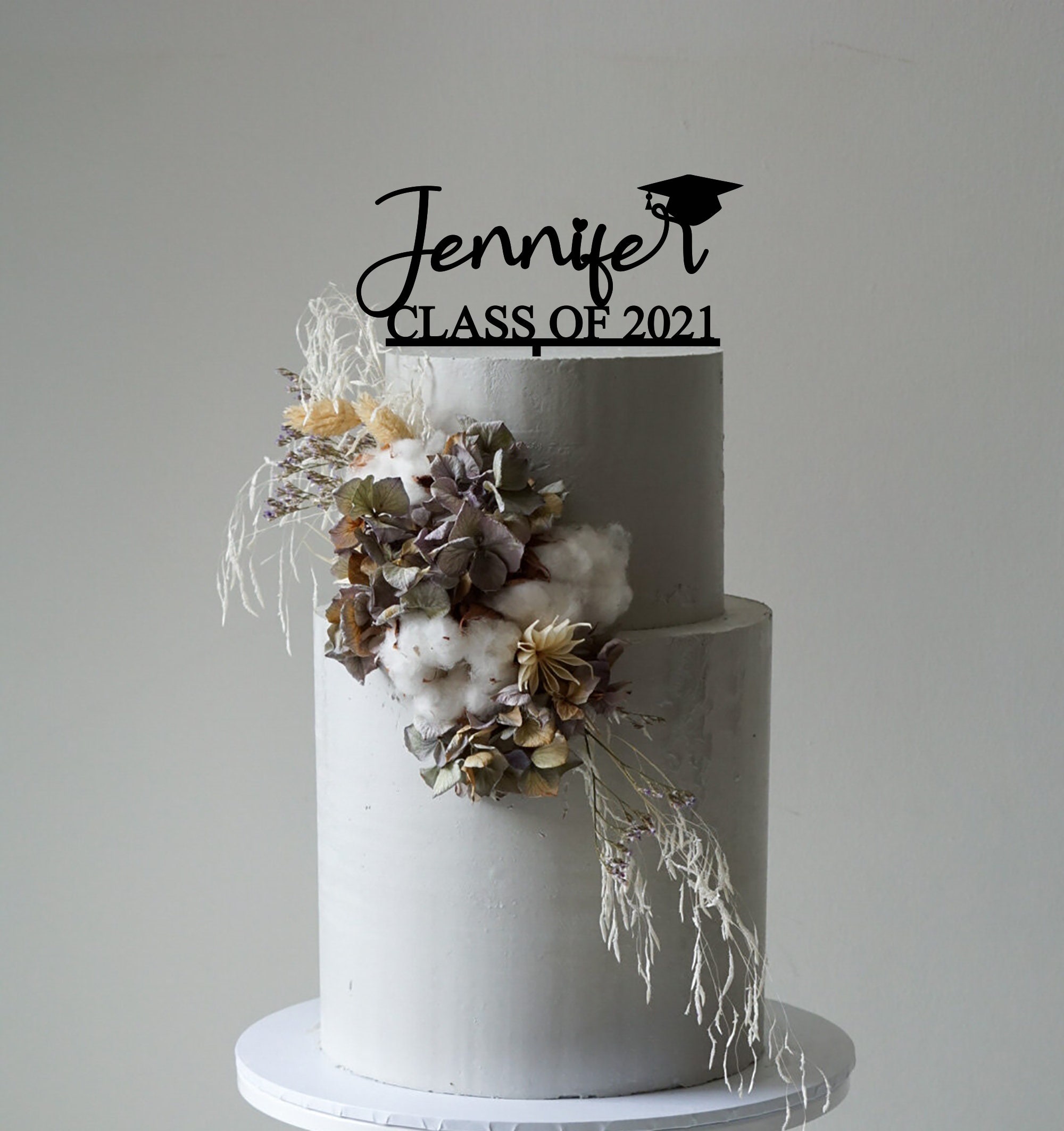 Graduation Cake Topper Class of 2021 Cake Topper - Etsy