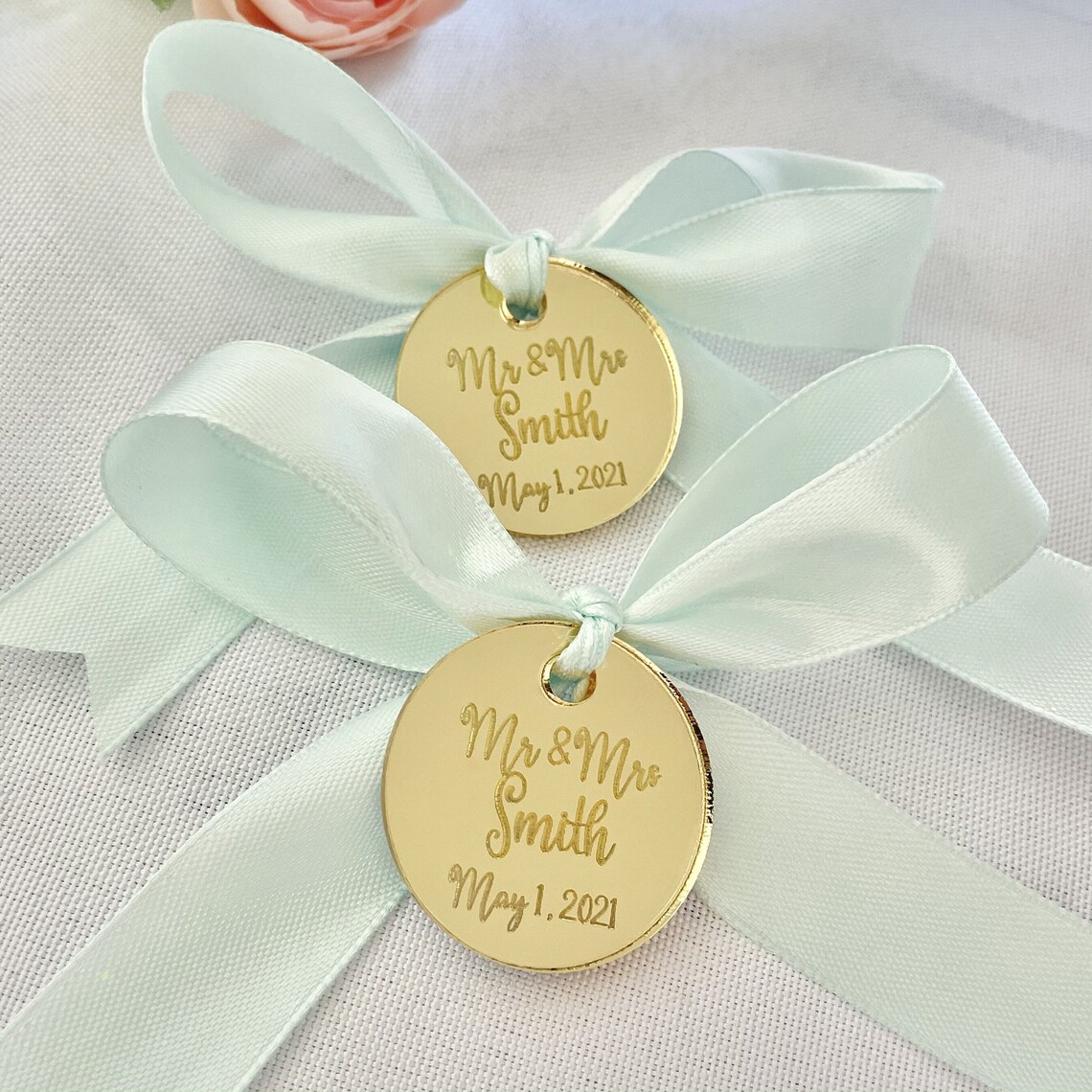 Custom Made Acrylic Mirror Tags Acrylic Tags for Favours Gifts - Etsy