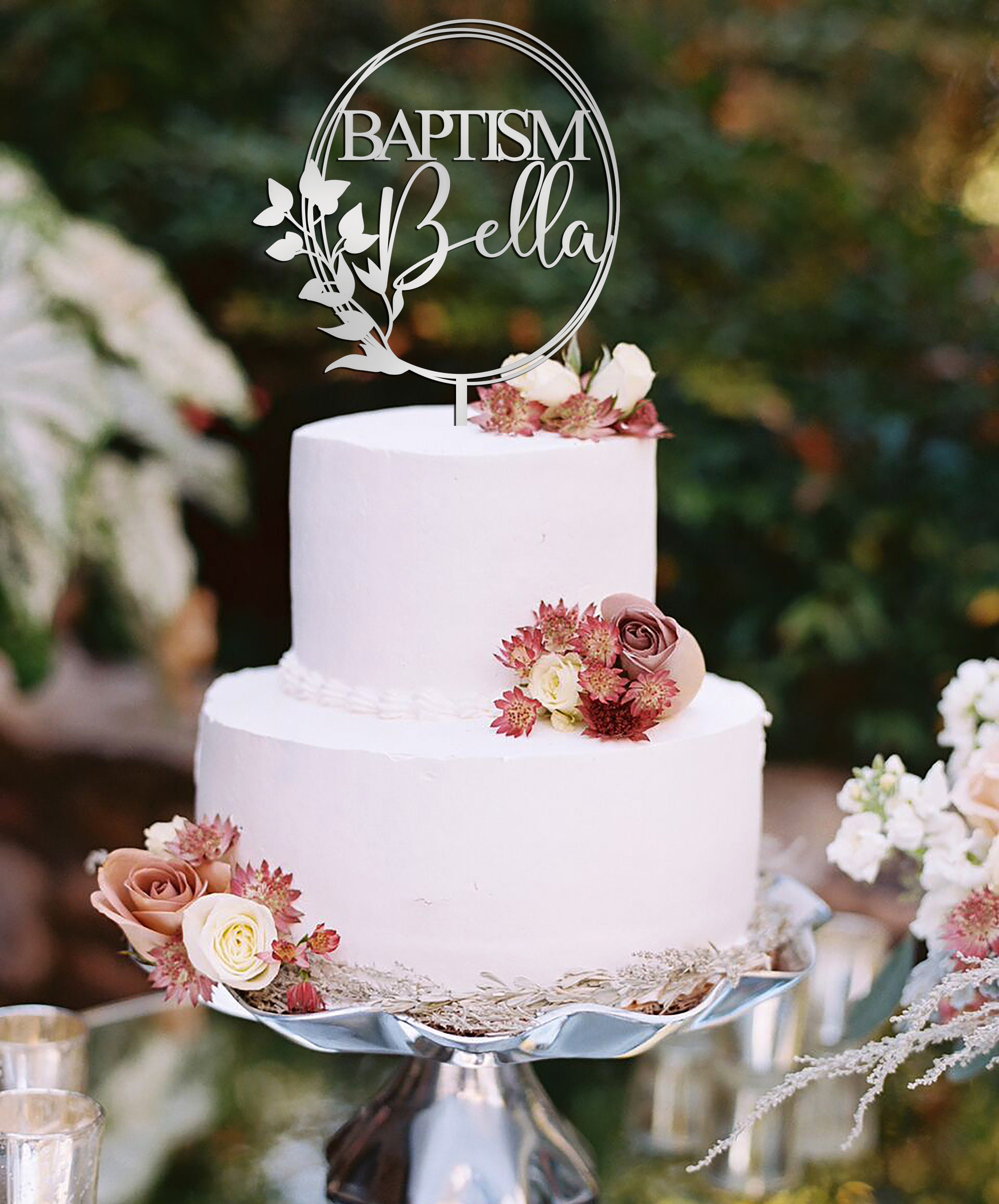 God Bless Cake Topper Personalized First Communion Cake - Etsy