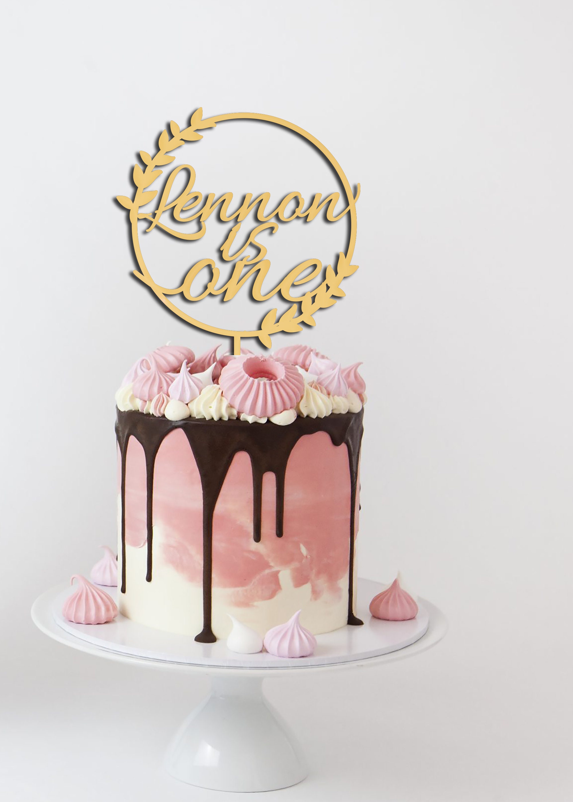 One Cake Topper Custom Cake Toppercustom First Birthday Cake | Etsy