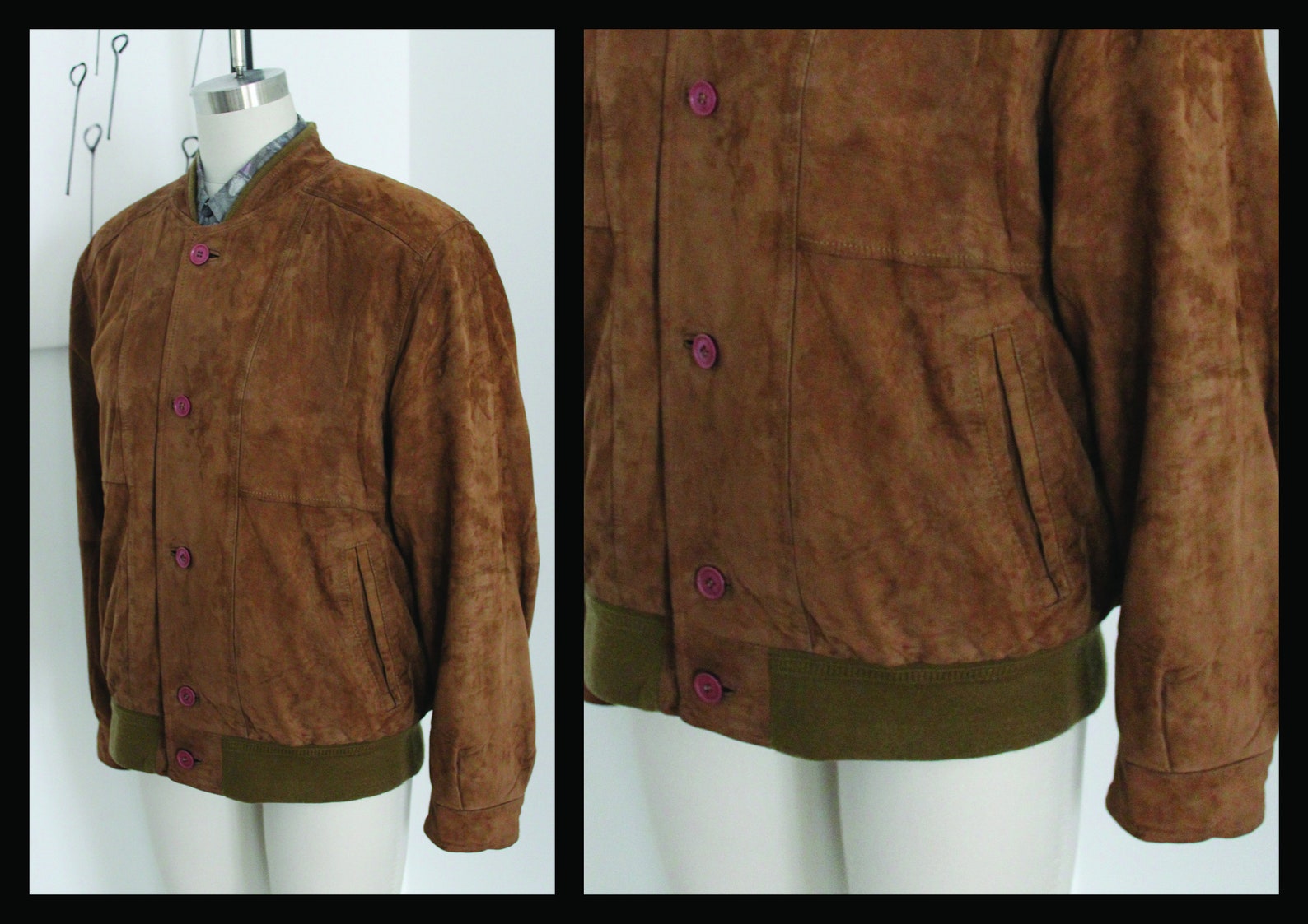 Bugatti Vintage Mens Suede Jacket,blazer,leather Outerwear Overcoat ...