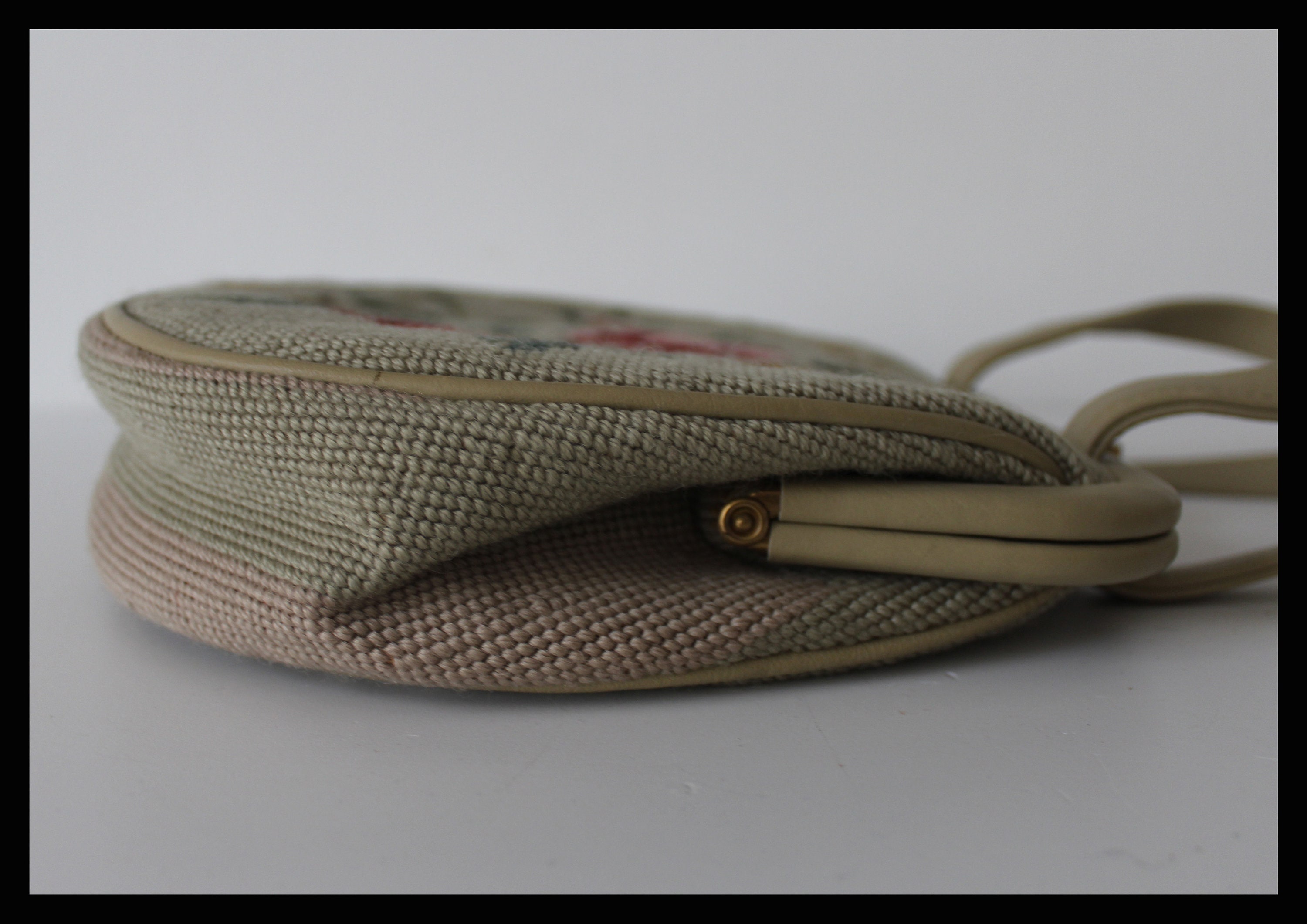 Vintage German Embroidered Hand Bags, Summer Crosspoint Embroidered Bag ...