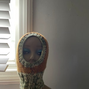Solid Two-toned Handmade Crochet Balaclava - Etsy