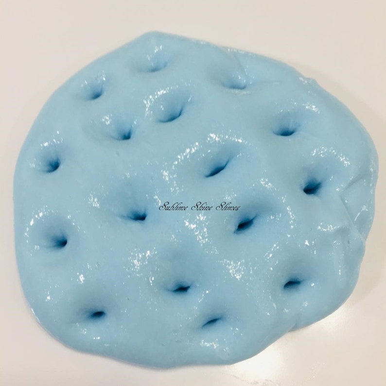 Blue Glossy Slime Glossy Clicky Thick Slime Cheap Glossy | Etsy