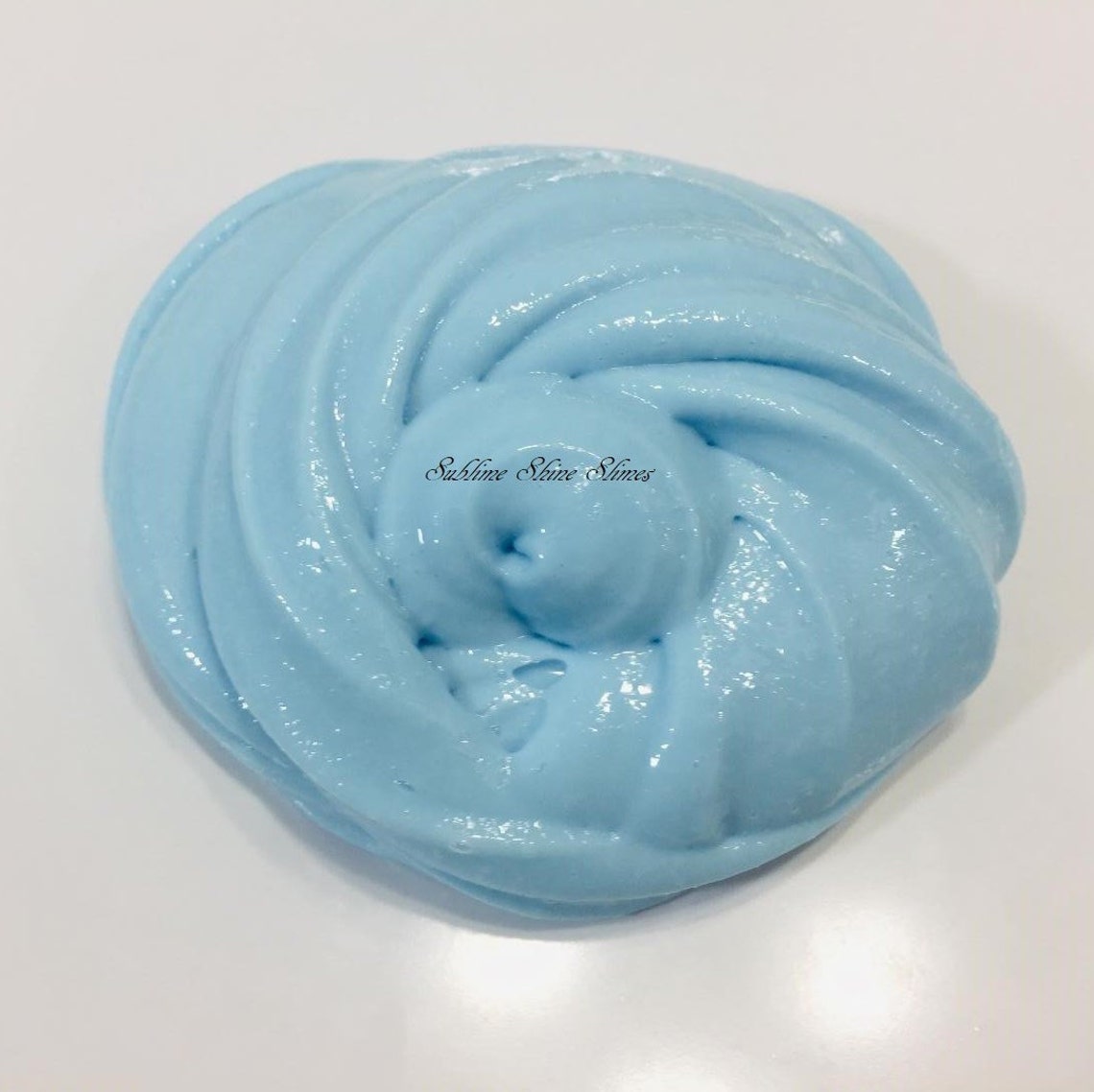 Blue Glossy Slime Glossy Clicky Thick Slime Cheap Glossy | Etsy