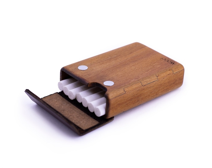 Wooden Cigarette Case, Wood Cigarette Box, Cigarette Holder, Custom ...