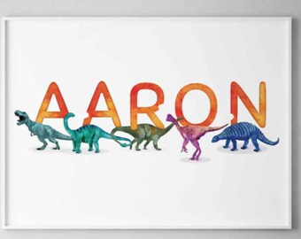 Aaron Name Wall Art - Etsy