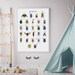 Alphabet Beetles Illustrations Print, Vertical ABC Poster, Nursery A-Z ...