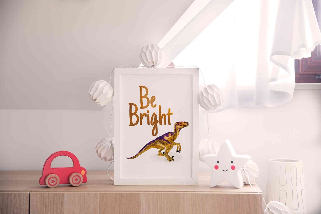 Dinosaurs Inspiring Printable Nursery Quote, Portrait Motivational ...