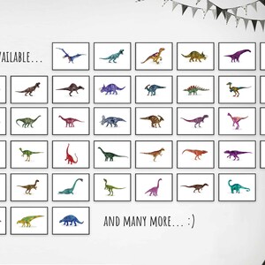 Watercolor T-rex Dinosaur Nursery Illustration, Dinosaur Printable ...