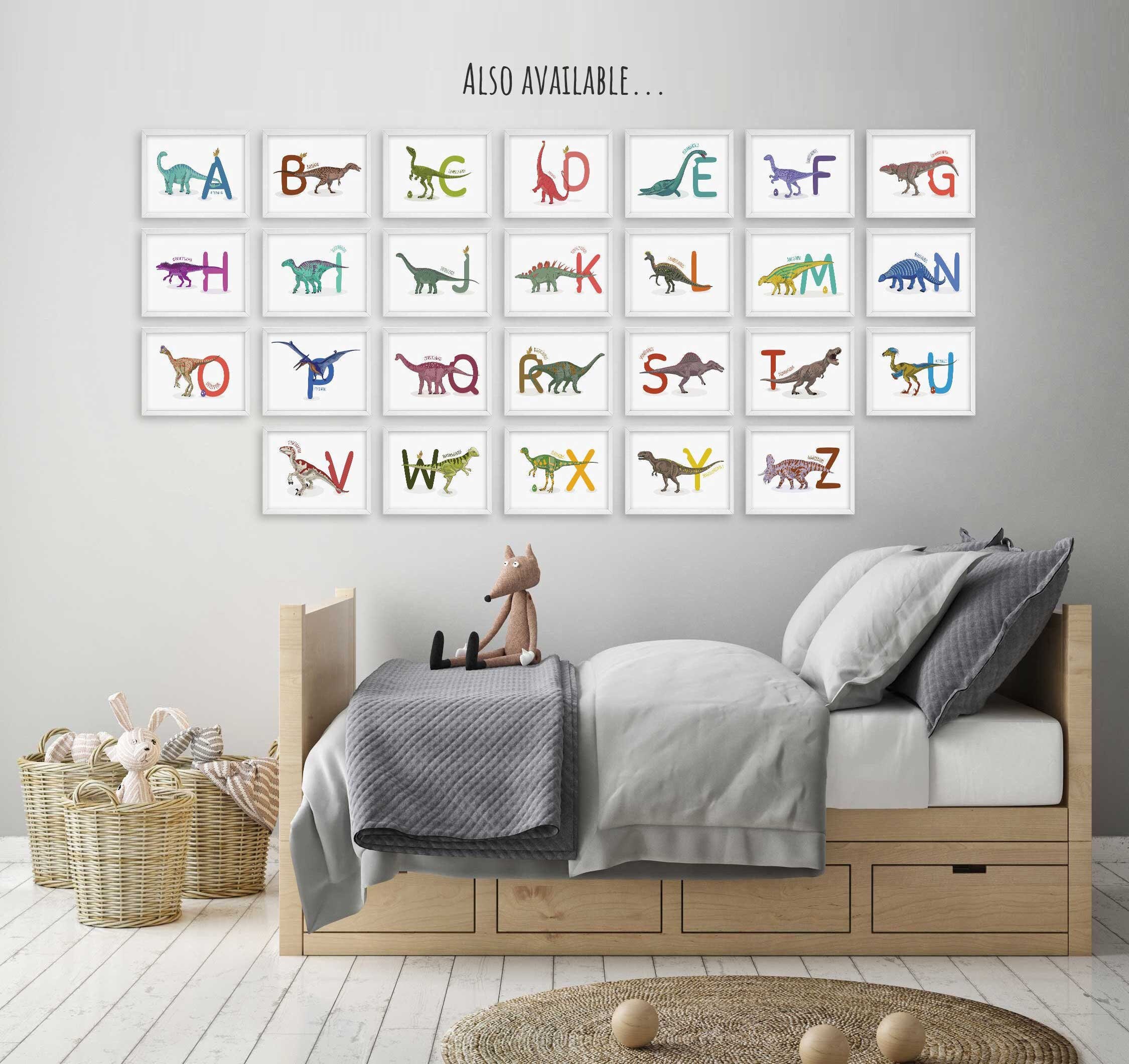 Letter P Parasaurolophus Dinosaur Illustration Alphabet | Etsy