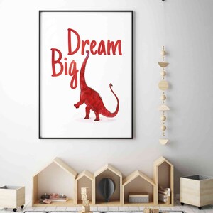 Dinosaurs Inspiring Printable Nursery Quote, Portrait Motivational ...