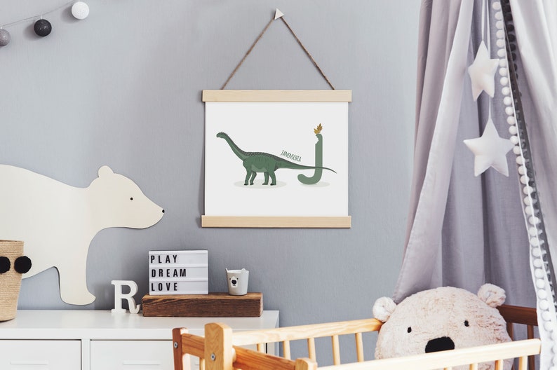 Letter J Janenschia Dinosaur Illustration Alphabet Dinosaur - Etsy