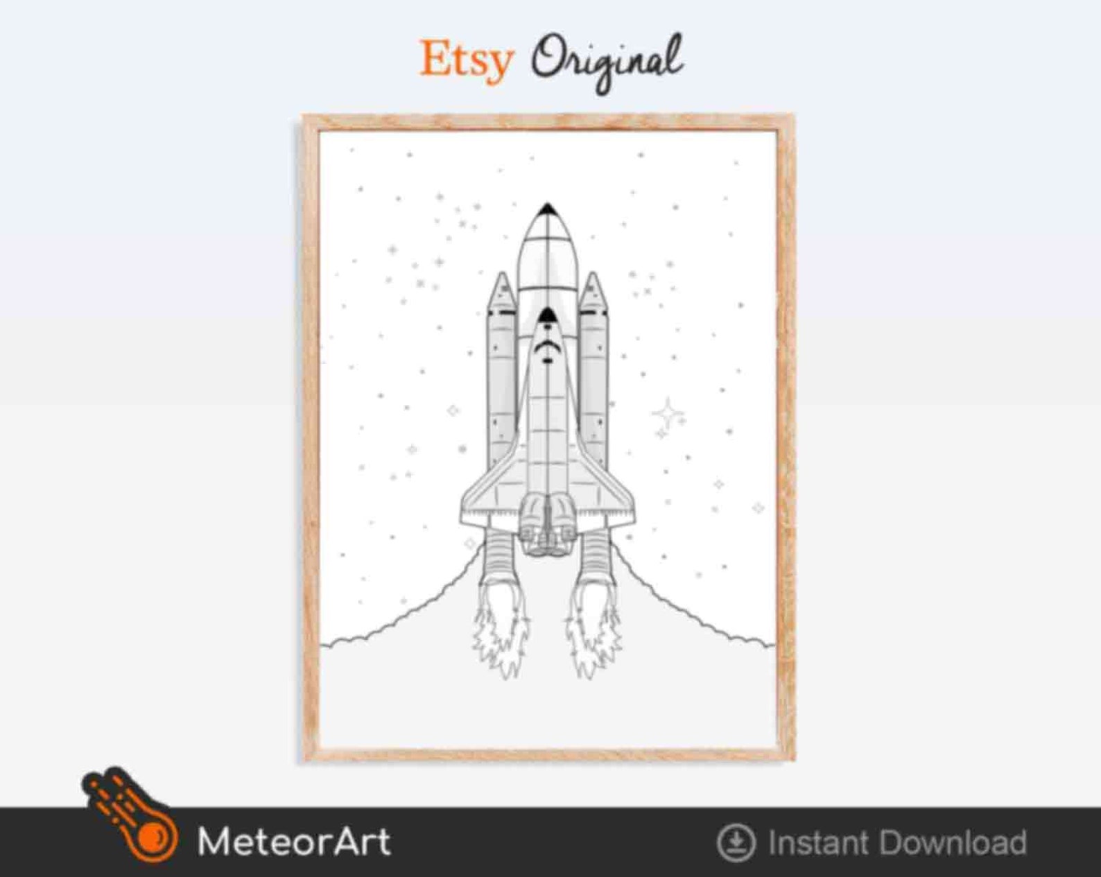 Space DIY Colouring Set of 3 Printable's Playroom Galaxy | Etsy